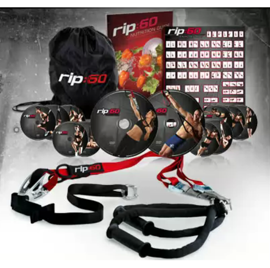 RIP:60 SUSPENSION TRAINER, KIT COMPLETO CON 8 DVD DE ENTRENAMIENTO